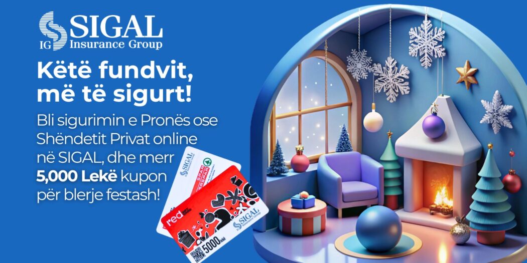 Blerjet online në SIGAL ju sjellin një dhuratë për festat e fundvitit ...